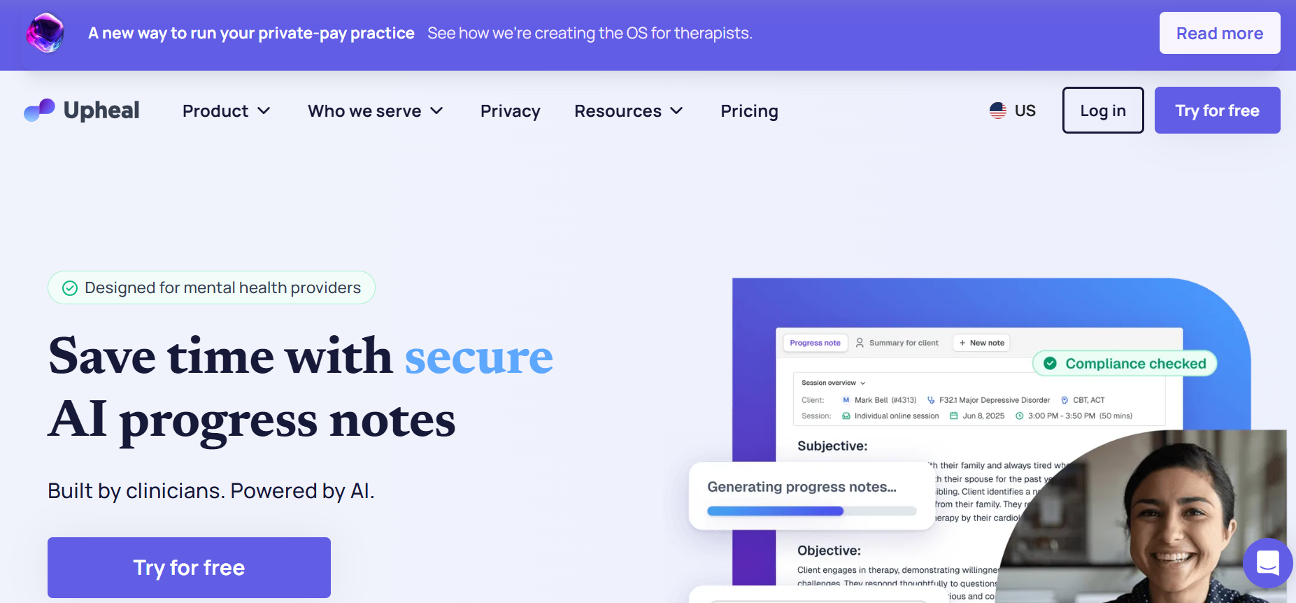 Upheal Review 2026: Features, Pricing, Pros & Cons
