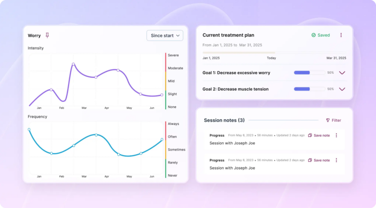 Therapy Outcome Tracking for Therapists | Mentalyc