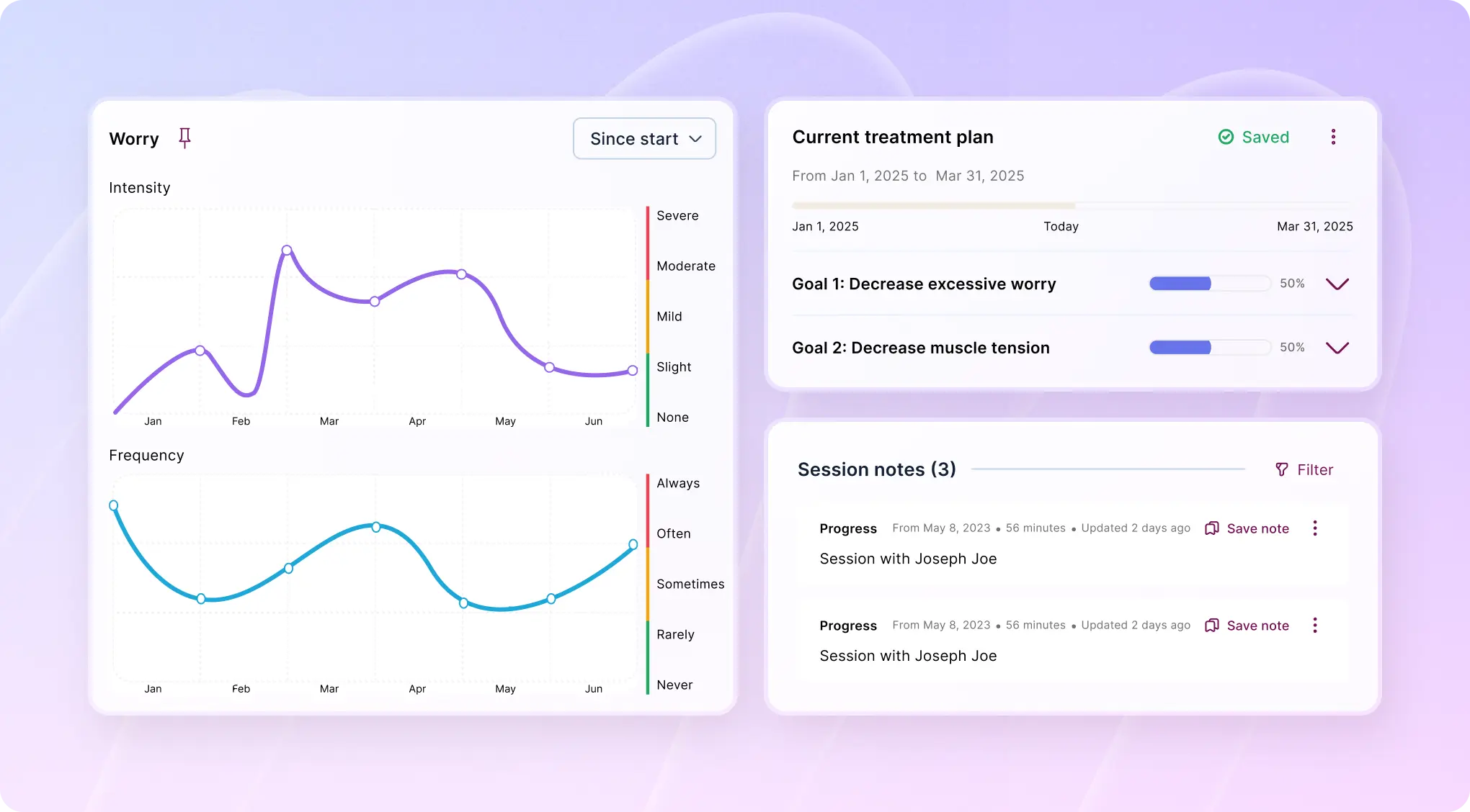 Therapy Progress Tracking for Therapists | Mentalyc